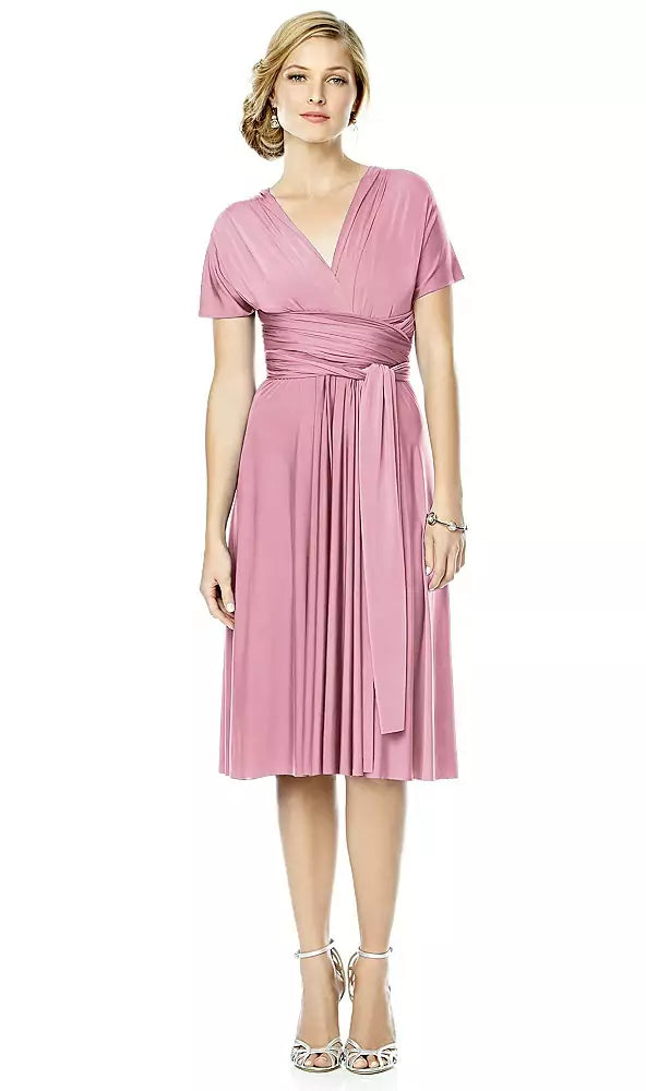 Twist Dresses Mj-twist1 Twist Wrap Convertible Cocktail Dress – YDG
